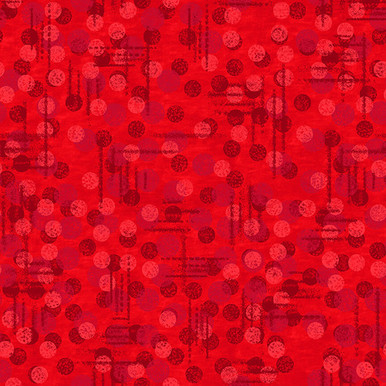 108" Wideback Jot Dot Red - MK Quilts
