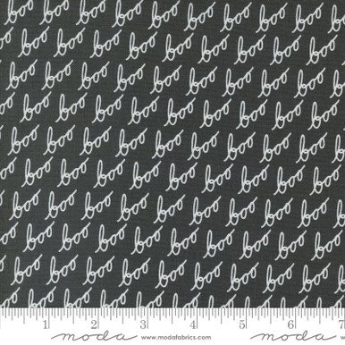 Hey Boo "Boo" Script Midnight - MK Quilts