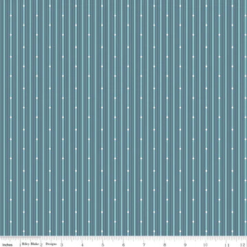Albion Stripes Blue - MK Quilts