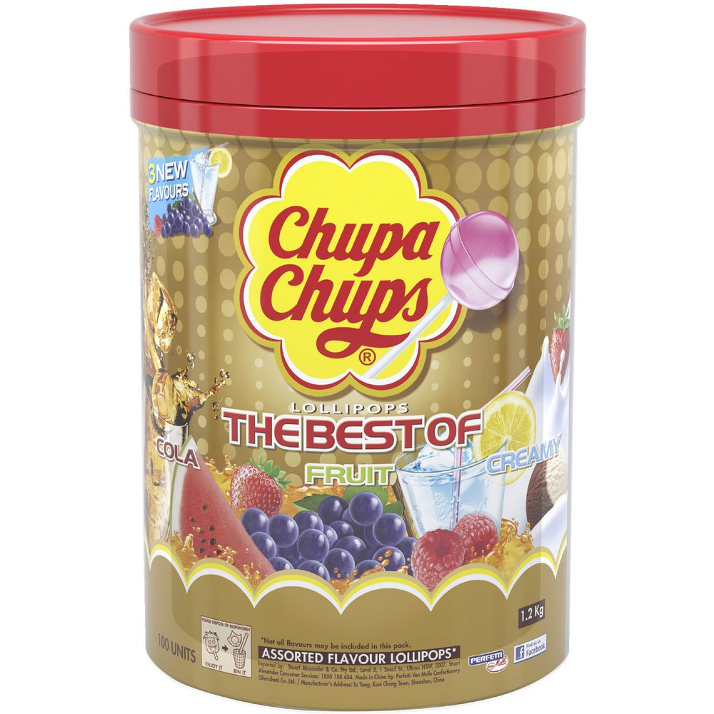 Chupa Chups mega tin 1000 | Confectionery World