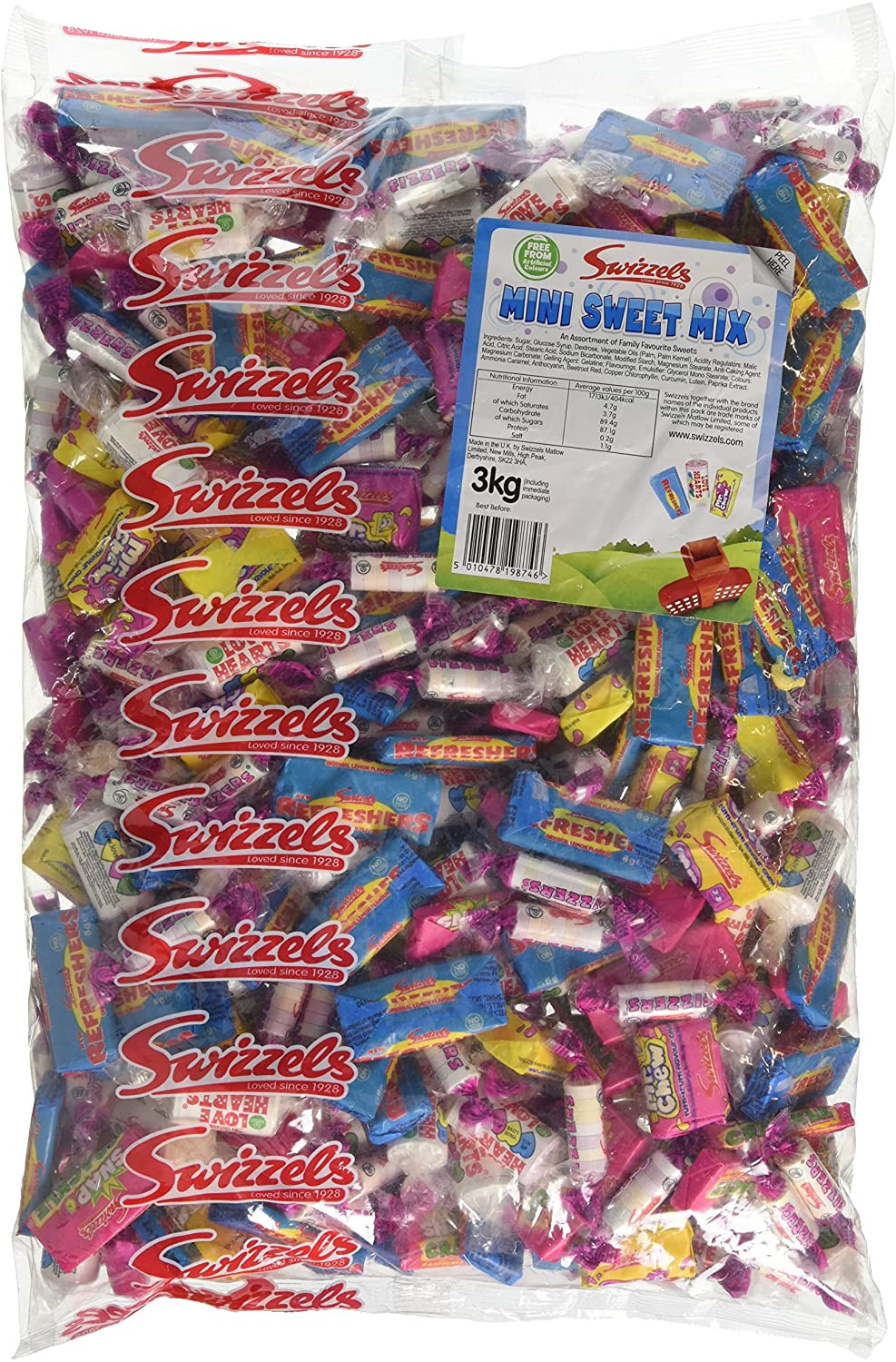 Swizzels Love Hearts Mini Rolls 350g | Confectionery World