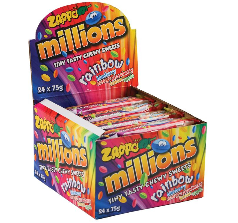 Zappo Millions Rainbow | Confectionery World