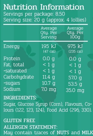 Raspberry Drops 170g Scott Bros. | Confectionery World