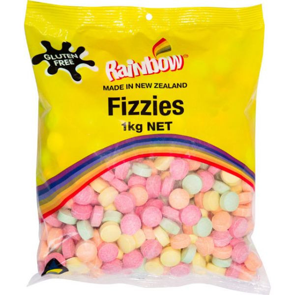 Fizzies 1kg Rainbow | Confectionery World