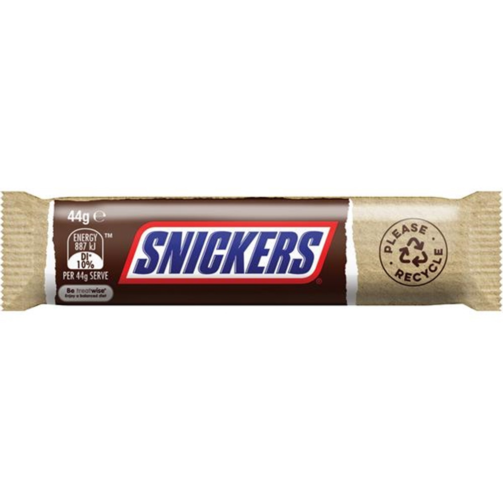 Snickers 50 x 44g bars | Confectionery World