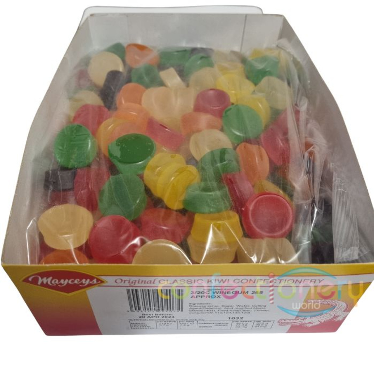 Mayceys Wine Gums 17kg Confectionery World