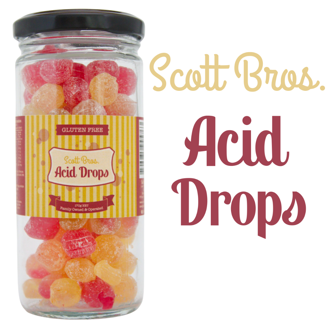 Acid Drops 170g Scott Bros. | Confectionery World