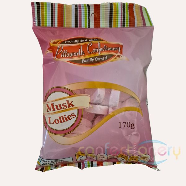Musk Lollies 170g | Confectionery World