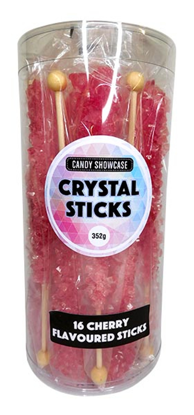 Crystal Sticks 16 cherry pink | Confectionery World