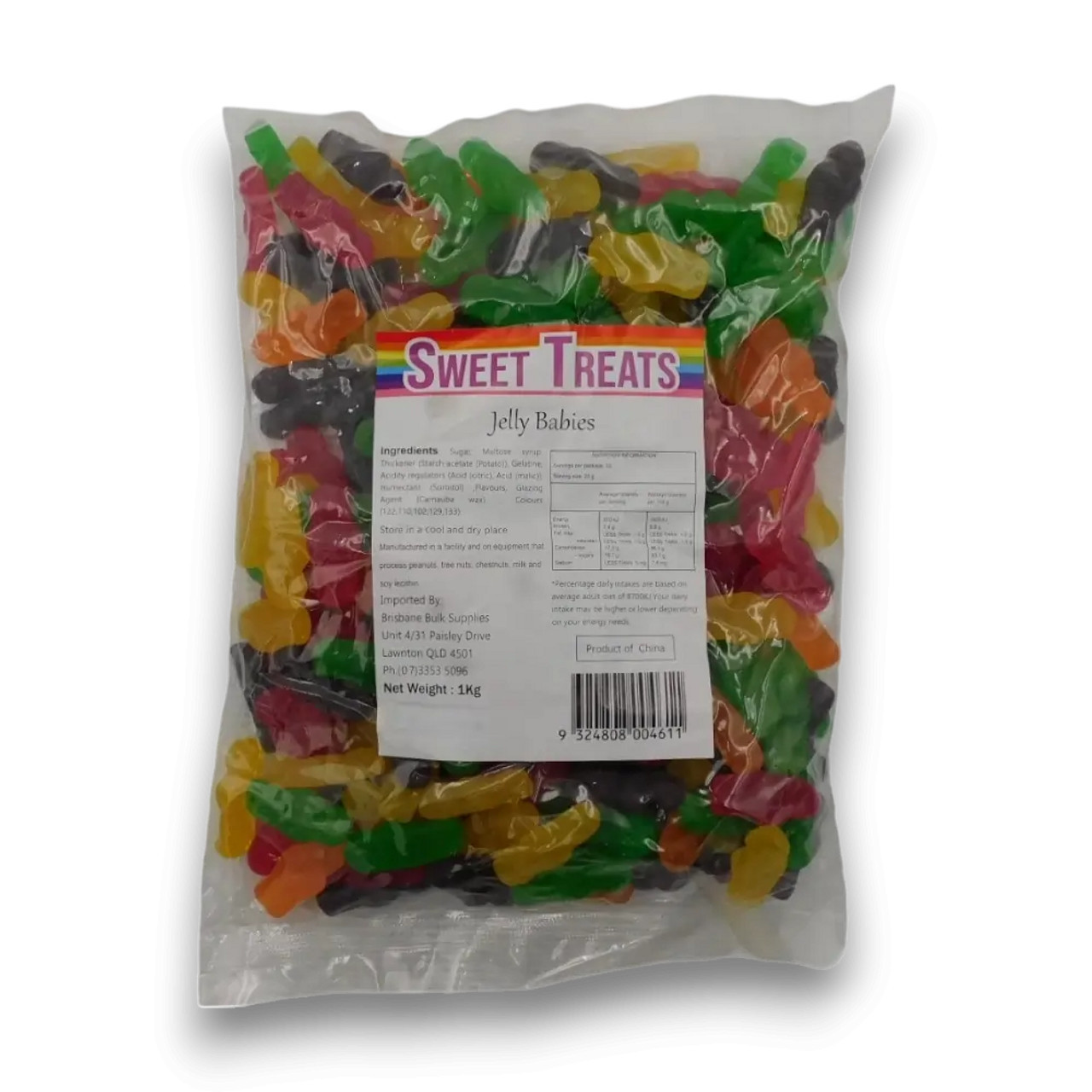Sweet Treats Jelly Babies 1kg | Confectionery World