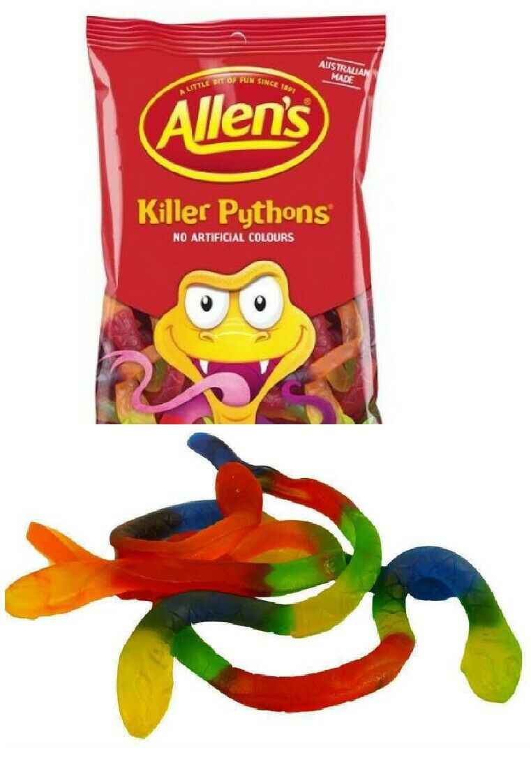 Allens Killer Pythons Allen's 1kg | Confectionery World