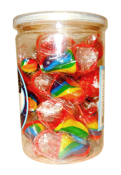 Rainbow Swirl Mini Dummy Pops Lollipops | Confectionery World