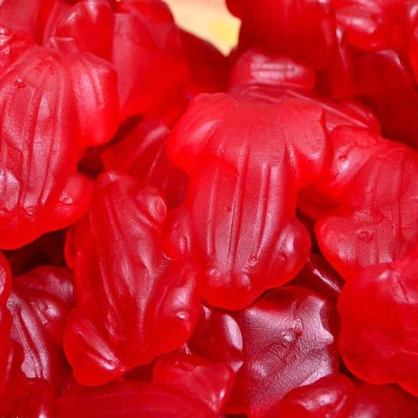 Allens bulk Red Frogs Alive 1.3kg confectionery