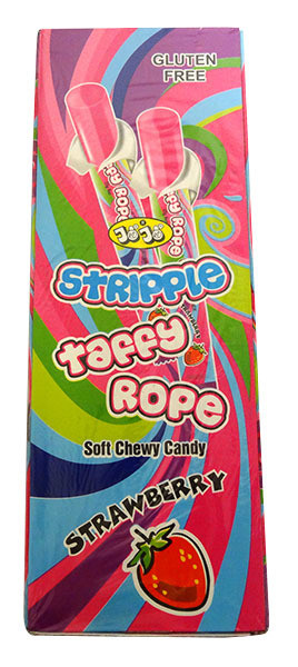 Taffy Rope Strawberry | Confectionery World