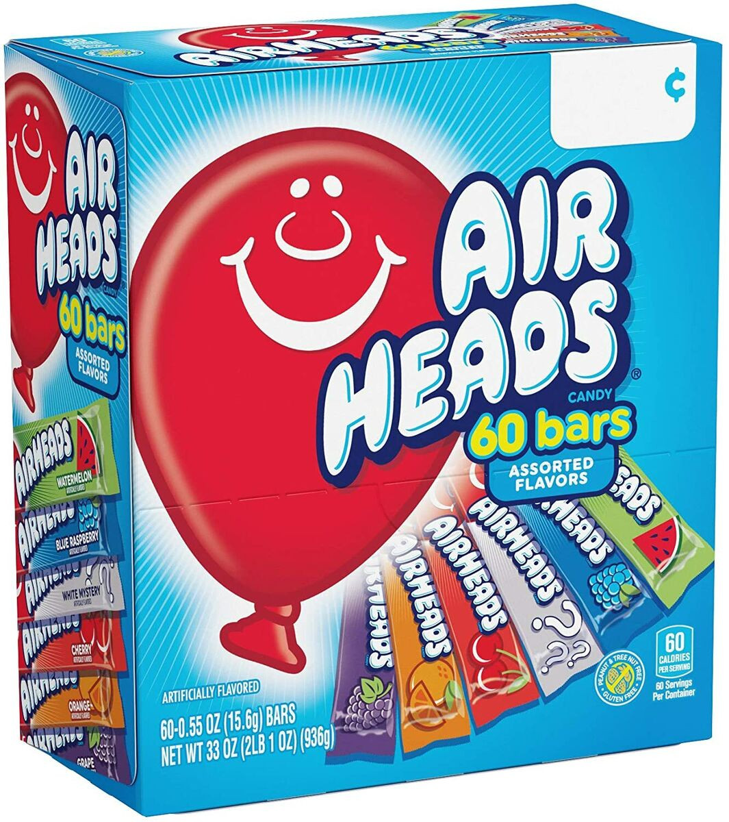 Airheads assorted 60 bars | Confectionery World