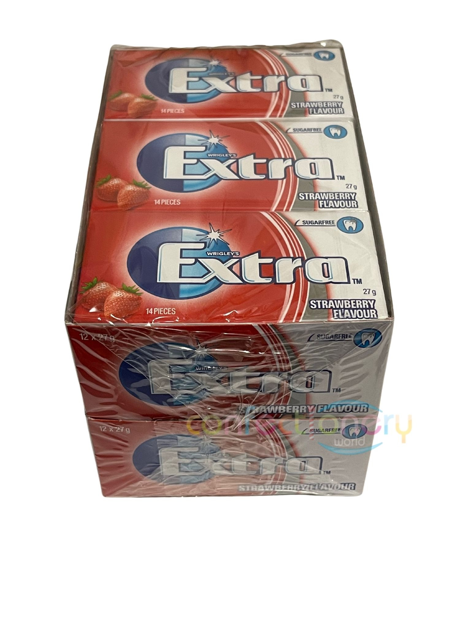 Wrigleys sugar free strawberry envelope chewing gum