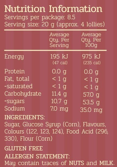 Raspberry Drops 170g Scott Bros. | Confectionery World