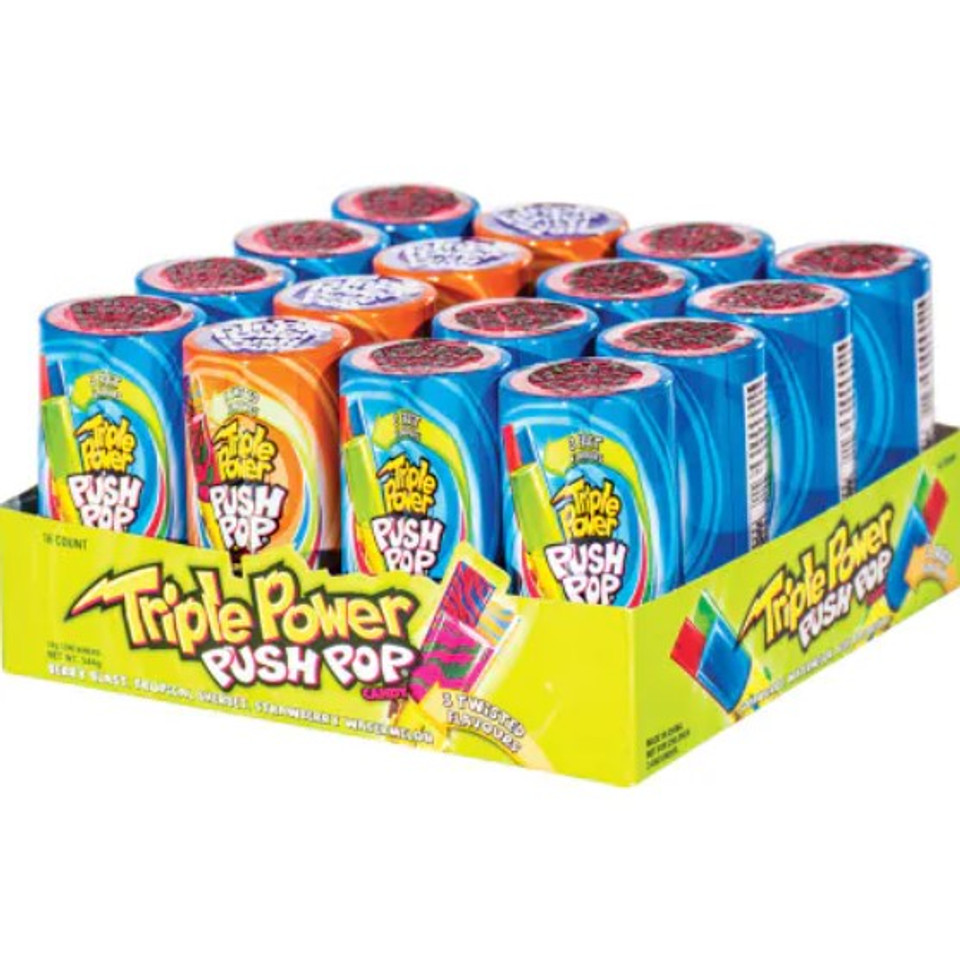 Triple Power Push Pops Confectionery World