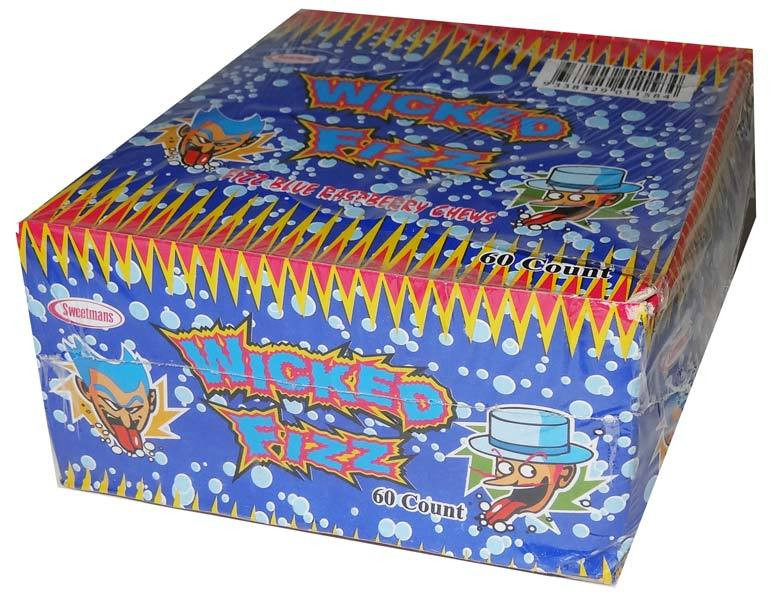 Wicked Fizz Blue Raspberry Chews | Confectionery World