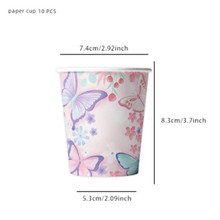 Butterfly Paper Cups 10pk | Confectionery World