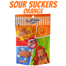 Sour Suckers Orange 100g Scott Bros. | Confectionery World