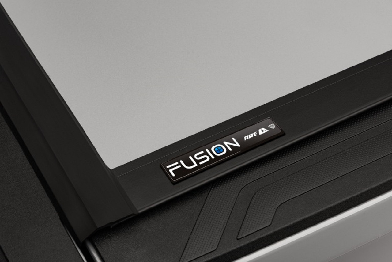 Fusion™ Series Tri-Fold Truck Bed Cover (Paint Code 218 Attitude Black ...