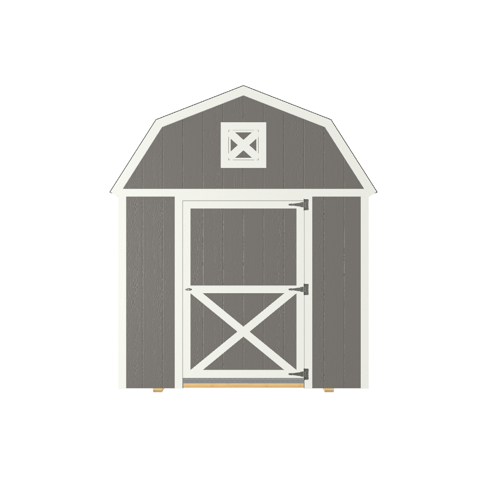 8x12 Lofted Barn with LP Smart Side and Shingle Roof - 800 C - Robust ...