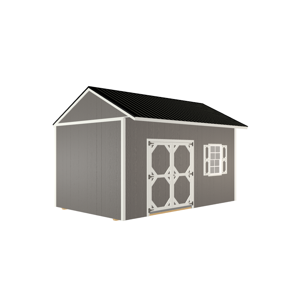 High-Quality 10x16 Garden Shed with LP Smart Side and Metal Roof - 814 ...