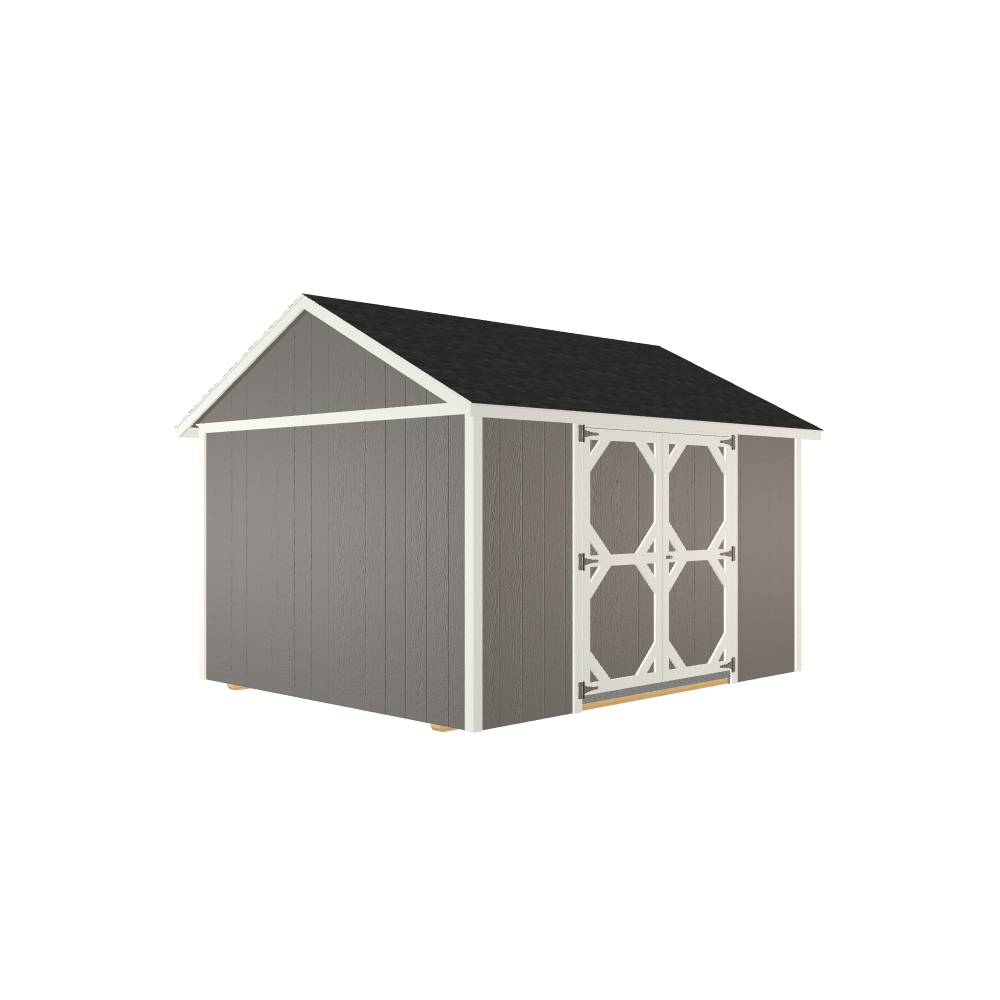 10x12 Tool Shed with LP Smart Side and Shingle Roof - 806 L - Robust LP ...