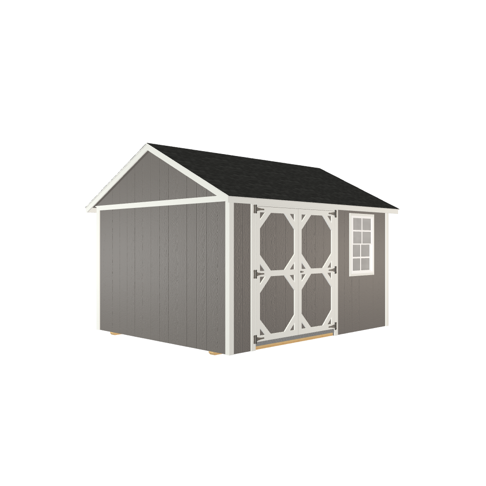 10x12 Tool Shed with LP Smart Side and Shingle Roof - 809 L with ...