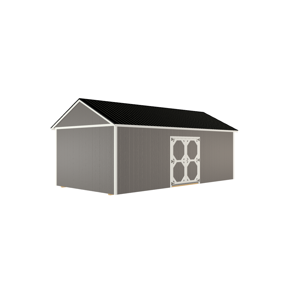 Durable 12x24 Utility with LP Smart Side and Metal Roof - 806 L with ...