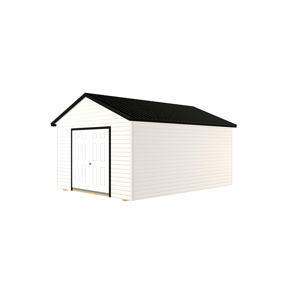 12 x 16 Gable Hampton w metal roof | 635