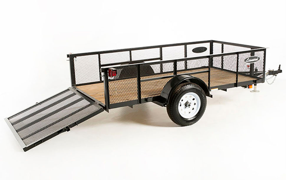 5x10 Utility Trailer 180 - Open Design, 3,500 Lb Capacity - Leonard USA
