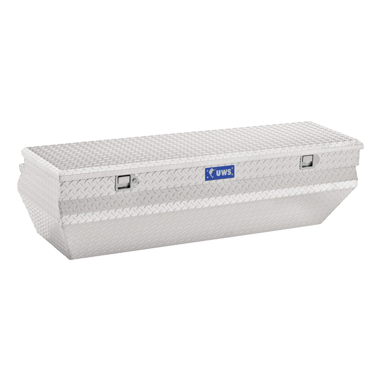 Bright Aluminum 62" Wedged Angled Utility Chest Box (Heavy Packaging ...