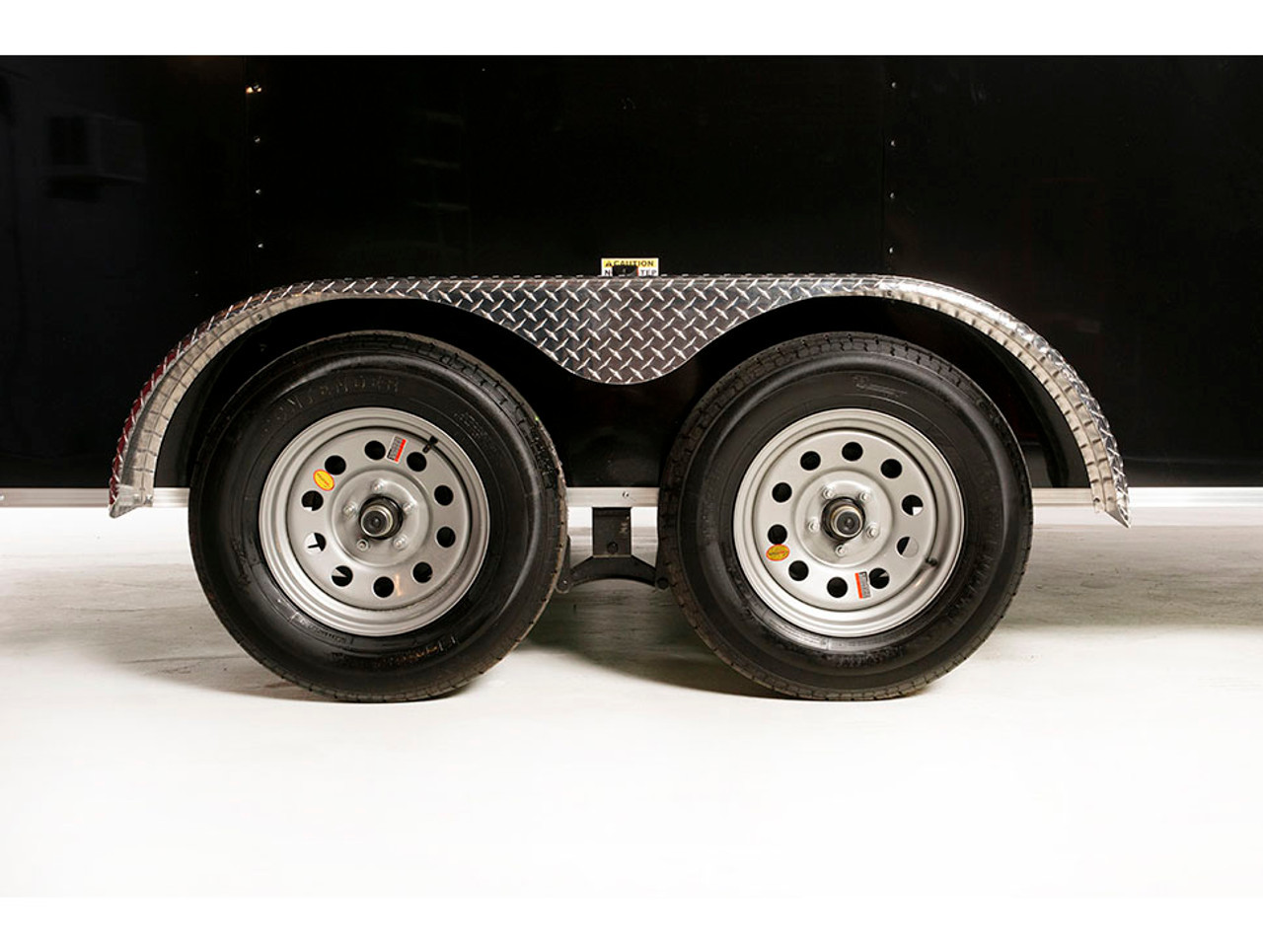 7x16 Cargo Trailer – Enclosed V-Nose with Ramp Door, Tandem Axles, and ...