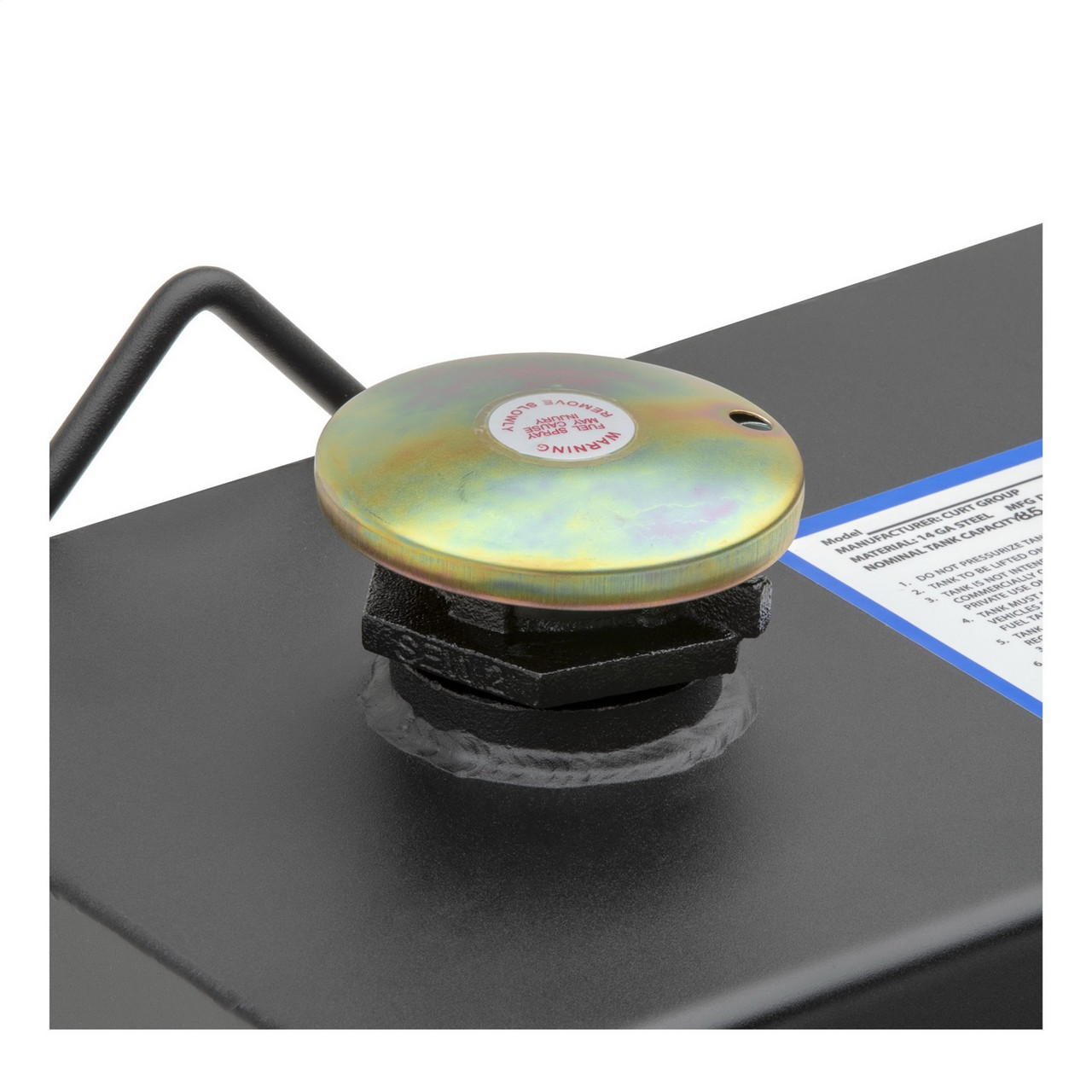 Matte Black 85-Gallon L-Shape Steel Transfer Tank - ST-85-L-MB ...