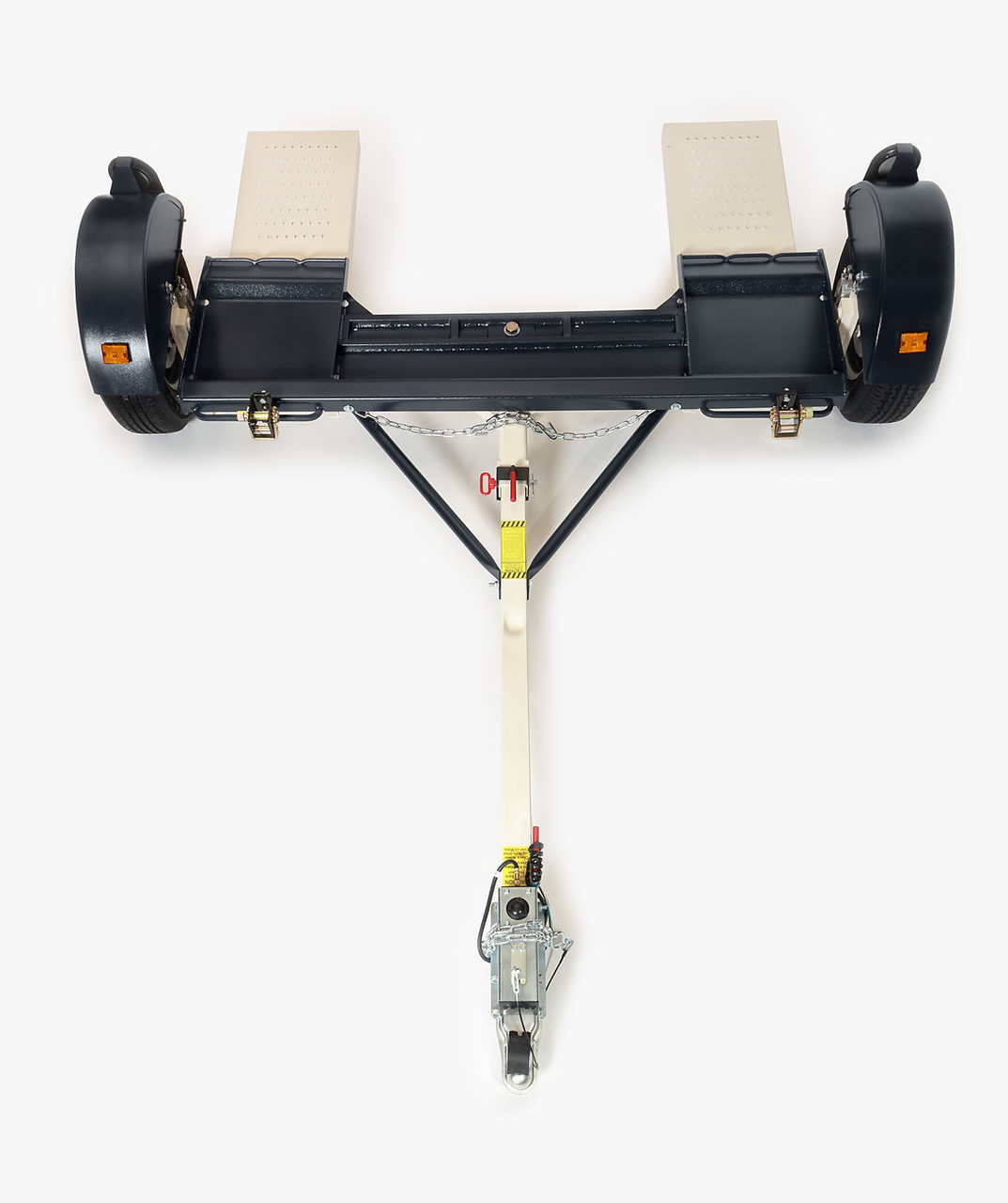 Heavy-Duty Tow Dolly with Hydraulic Surge Disc Brakes – Fits Most Cars ...