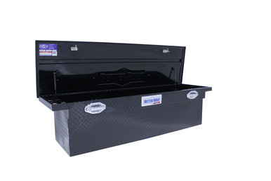 70in. Crossover Single Lid; LO-PRO; DEEP; Truck Tool Box; BLACK-Leonard USA