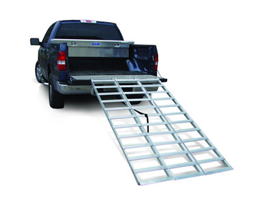 Aluminum Extended Tri-fold Loading Ramp (1500lb)-184 FR-Leonard USA