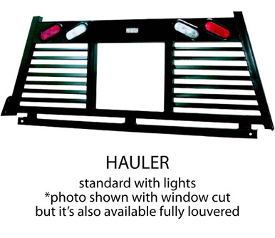 Hauler Fully Louvered Headache Rack-Leonard USA