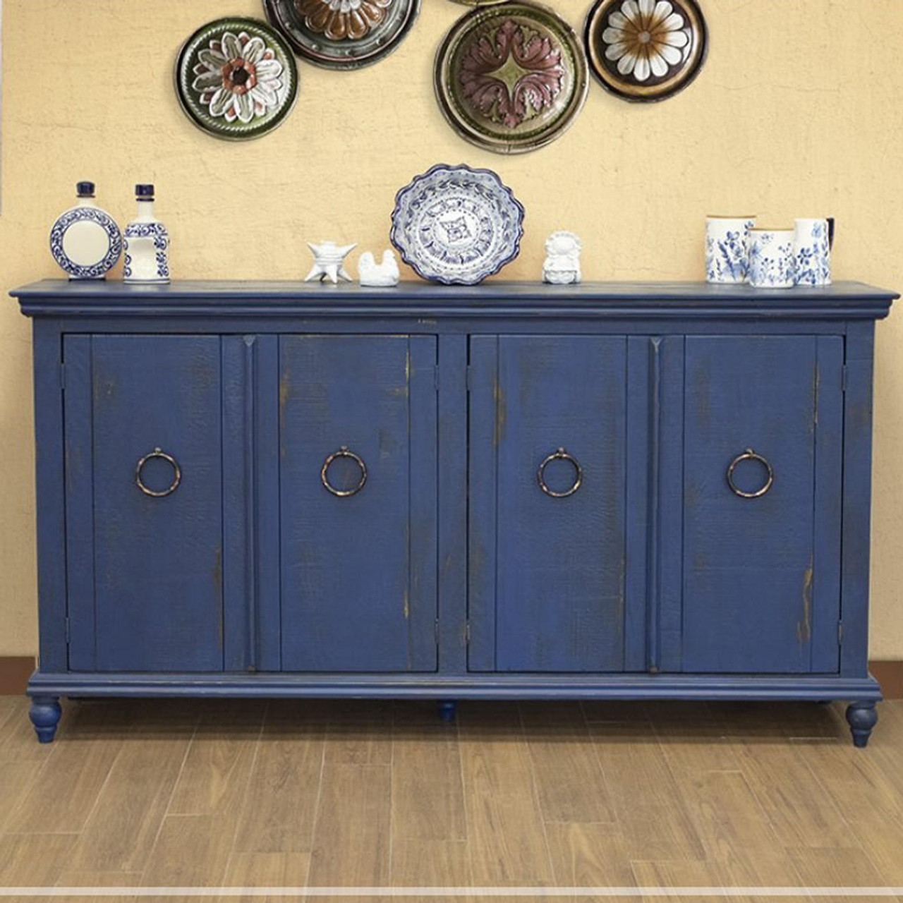 Laredo Blue Console Table 73