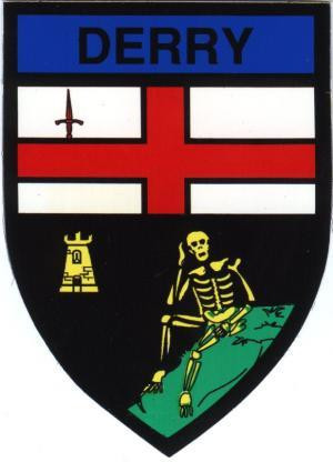 County Derry Decal | Stickers | Irish Gifts