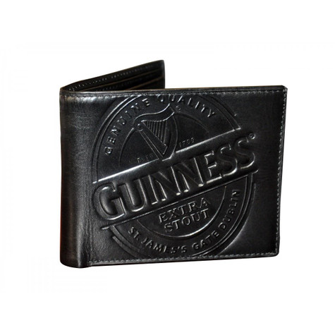 Guinness Label Leather Wallet | Irish Guinness Gifts
