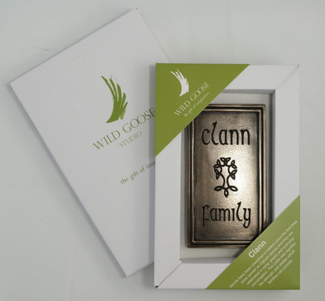 Wild Goose Clann Family Boxed Art| Irish Bronze Art