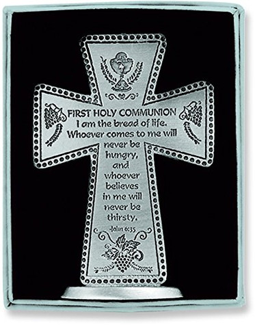 Cathedral Art First Holy Communion Standing Message Cross