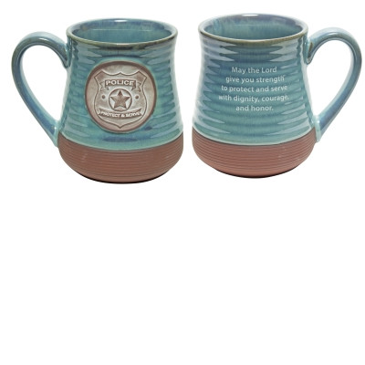 Police Officer Pottery Mug | Police Office Gifts | Irish Houseware
