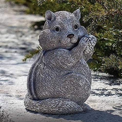 8-inch Chipmunk Pudgy Pals Statue - Mully's Celtic Cottage