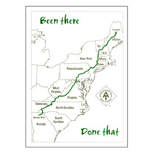 Been There Map Postcards-Set of 5 - Appalachian Trail Conservancy