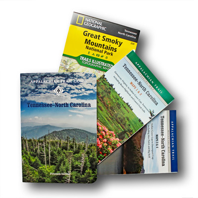 Set 10 - Tennessee-North Carolina Guide Book and Maps - Appalachian ...