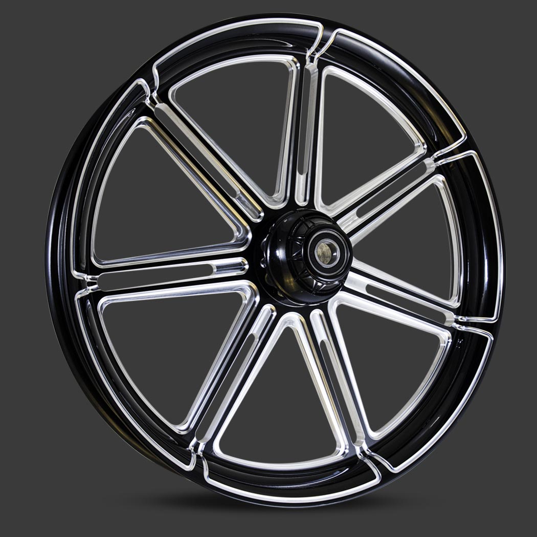 VALOR FORGED BLACK CUT HARLEY TOURING 2000-2024 - Coastal Moto